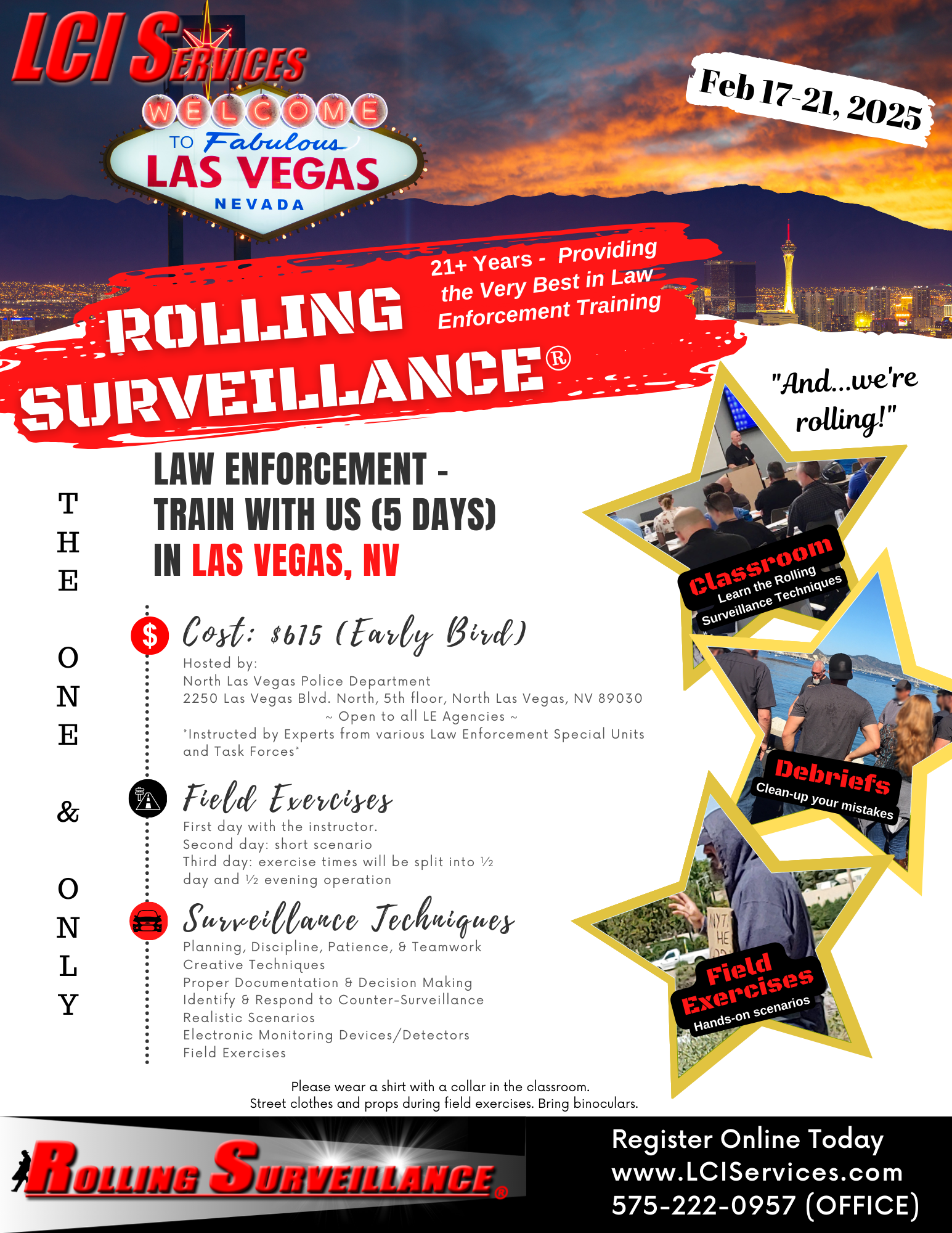 LCI Law Enforcement Surveillance Training | Law Enforcement Training ...